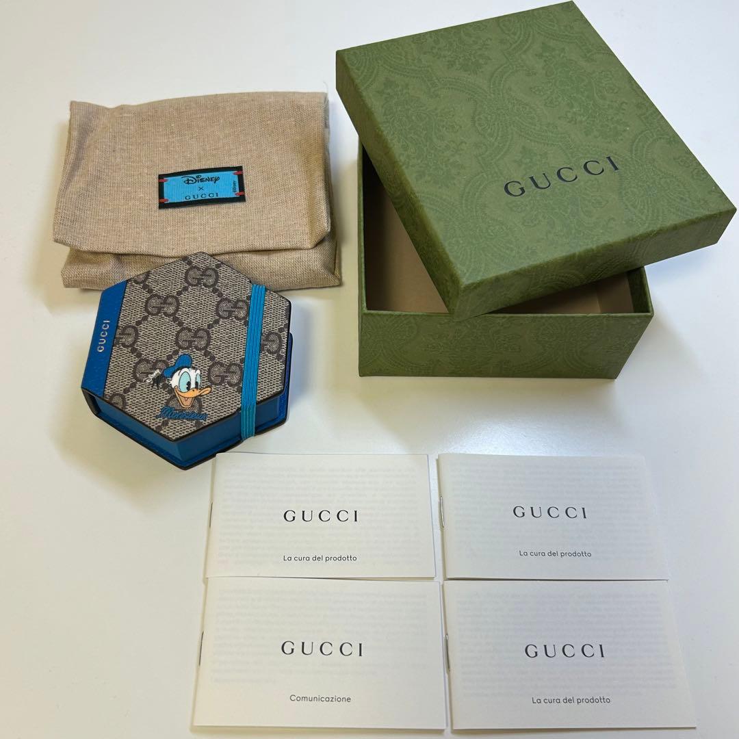 GUCCI グッチ　ディズニーコラボ　ドナルドダック メモ帳　ディズニー