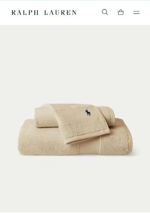 新品　Ralph Lauren タオルセット 3色