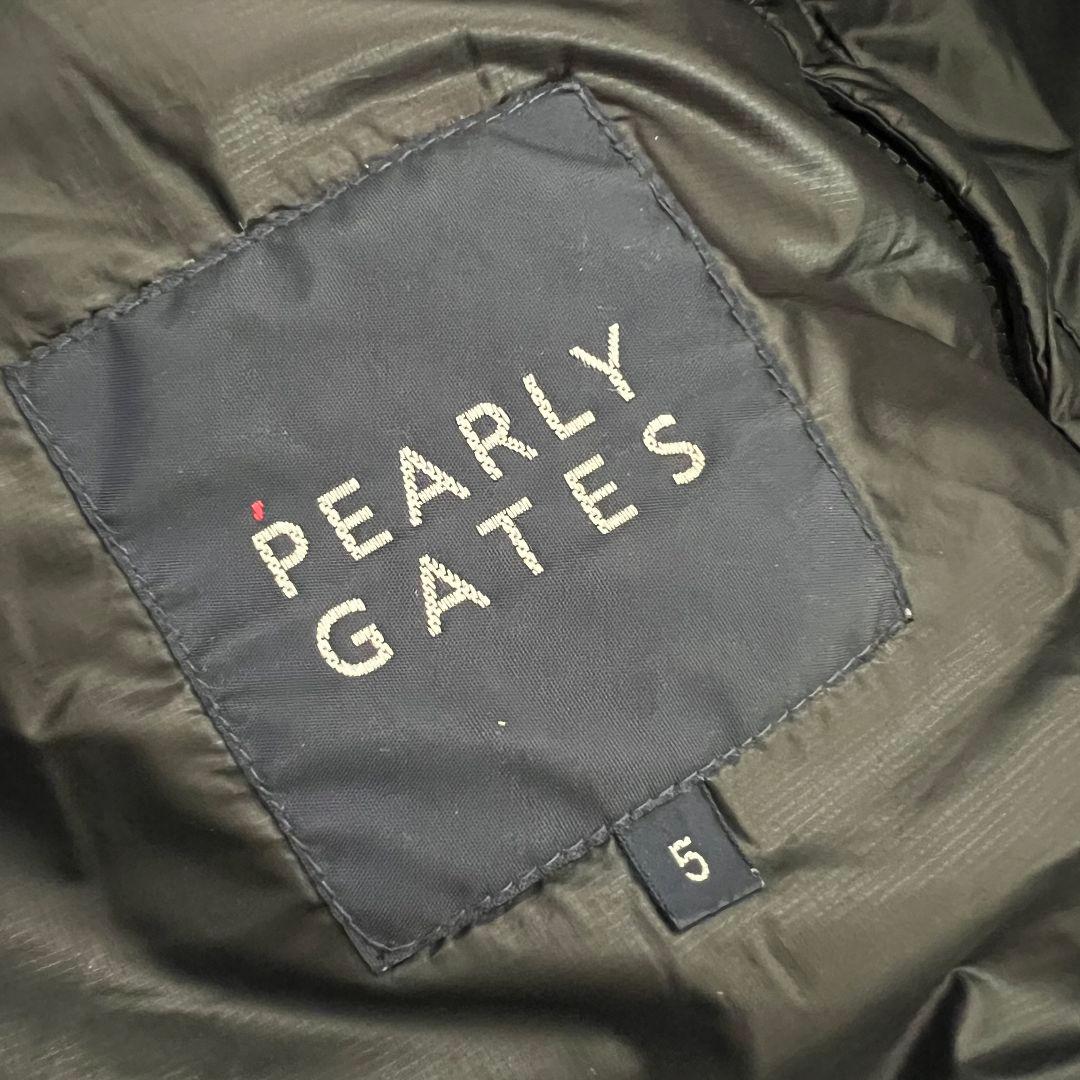Pearly gates パーリーゲイツ　ダウンジャケット　中綿　黒　メンズ　5