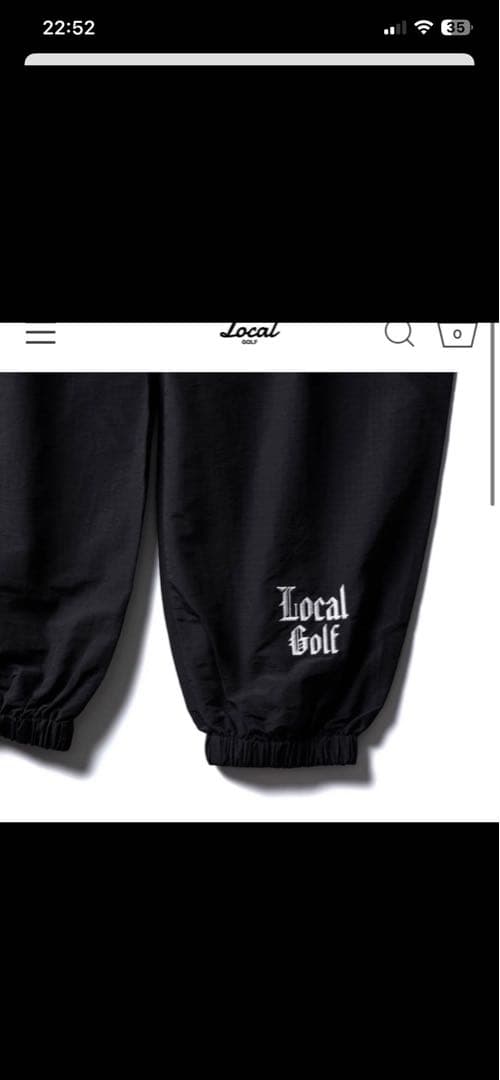 Local golf パンツ clubhaus TANGRAM rufflog