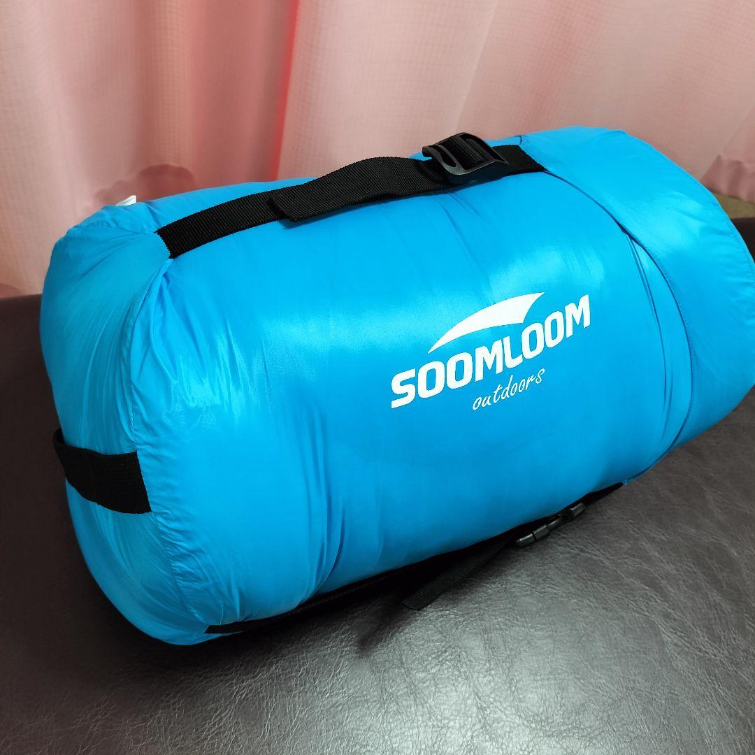 SOOMLOOM 1000g ダウン 寝袋 シュラフ　マミー型　スームルーム