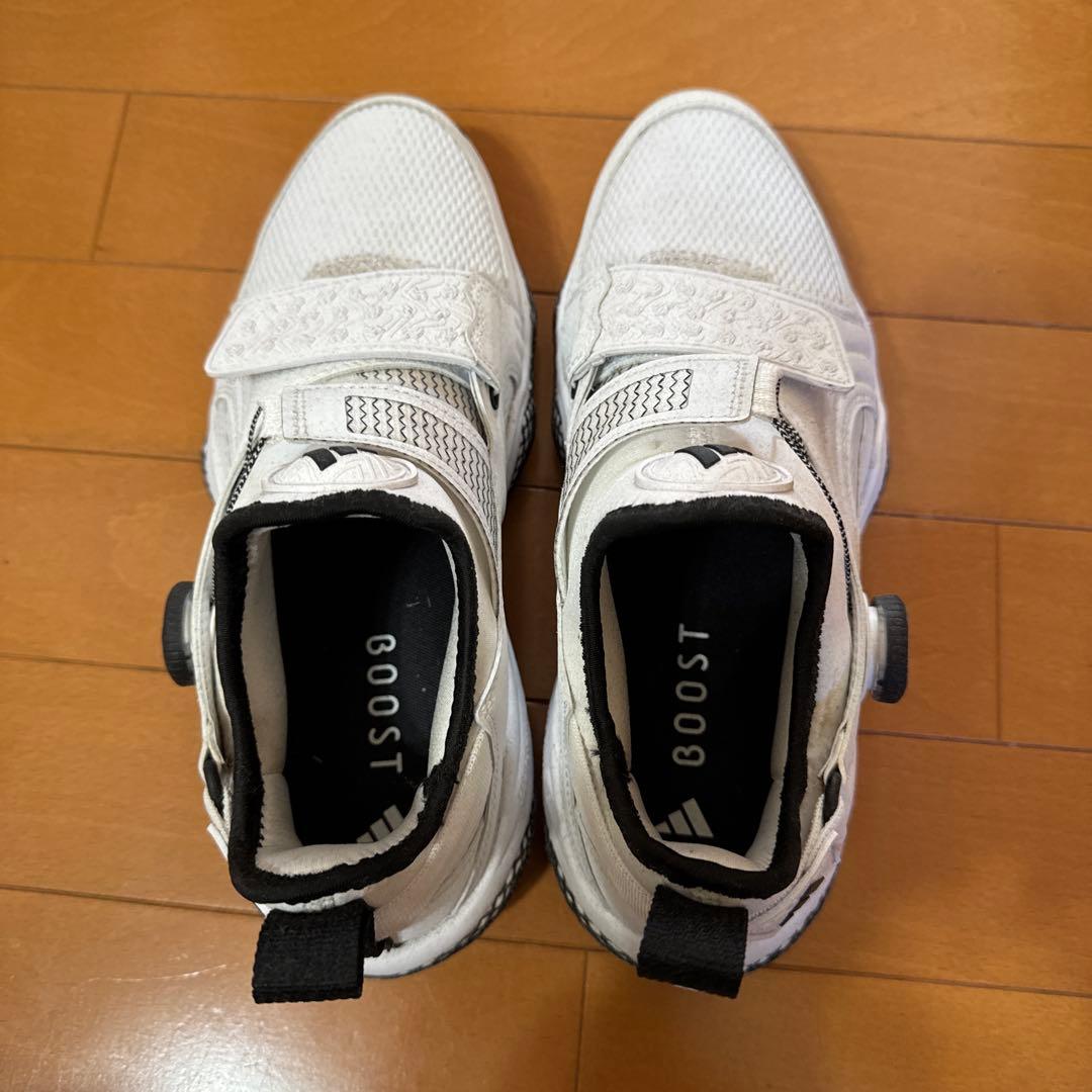 【お買い得】adidas ゴルフシューズ ダイヤル式 ホワイト