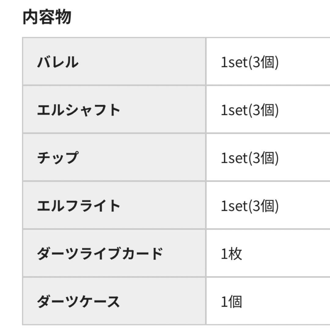 半*当様 星川サラ ダーツセット(ダーツケース付き) カード未使用
