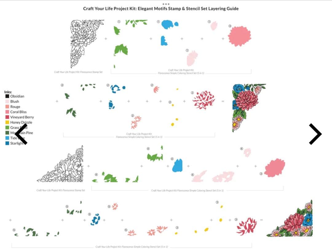 アルテニューFlourescence スタンプ・ダイ・フォルダー・ステンシル