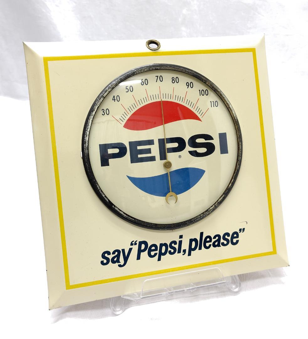 ペプシコーラ温度計 1969 ヴィンテージsay“Pepsi, please”