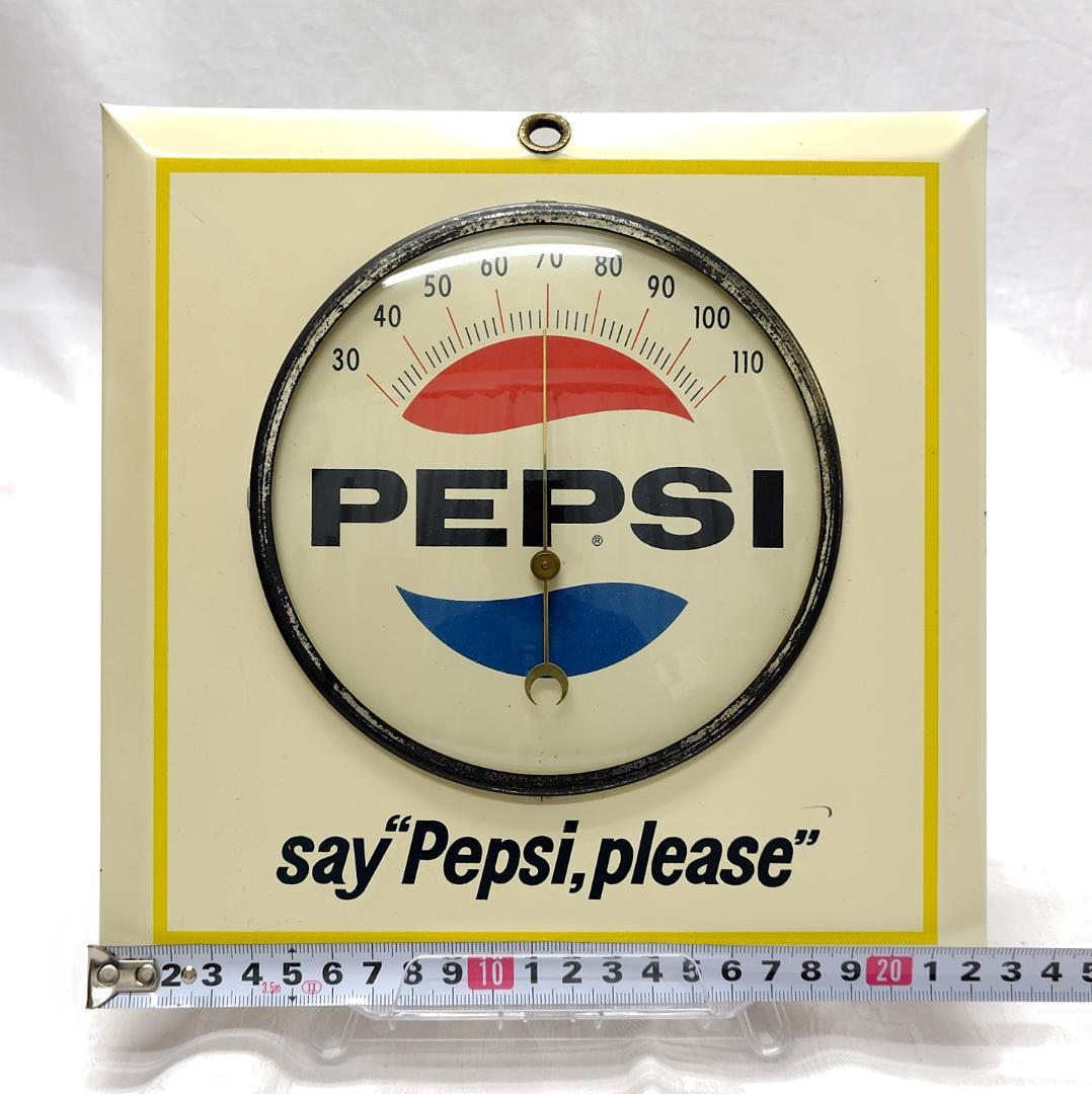 ペプシコーラ温度計 1969 ヴィンテージsay“Pepsi, please”