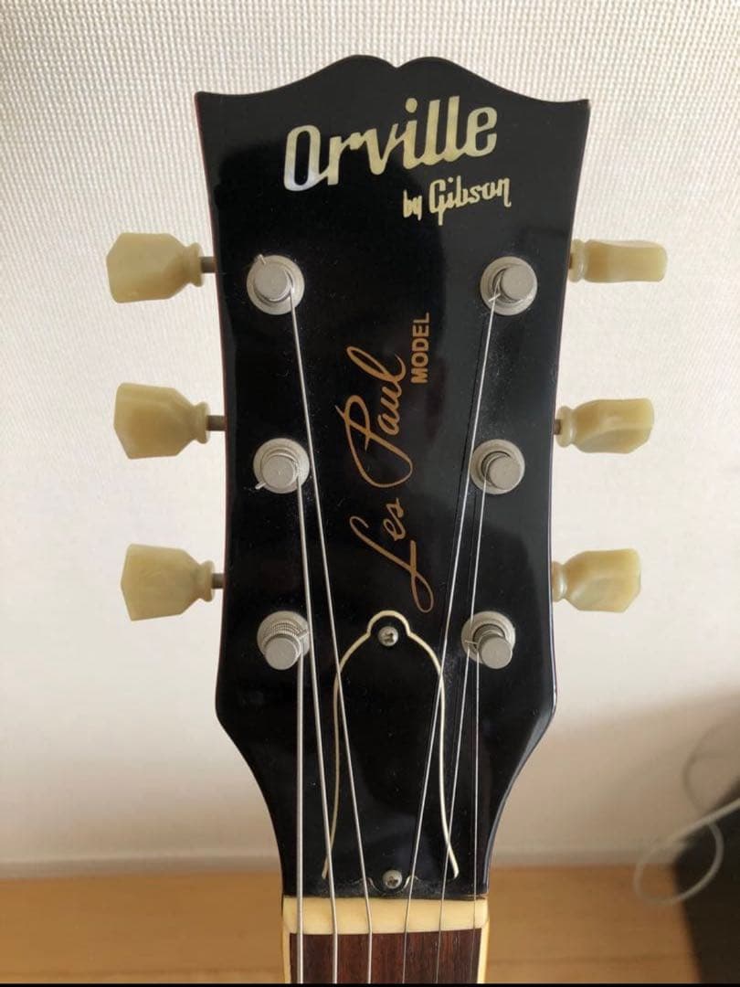 希少 上位機種 無垢 Orville by Gibson LPS-57C 富士弦