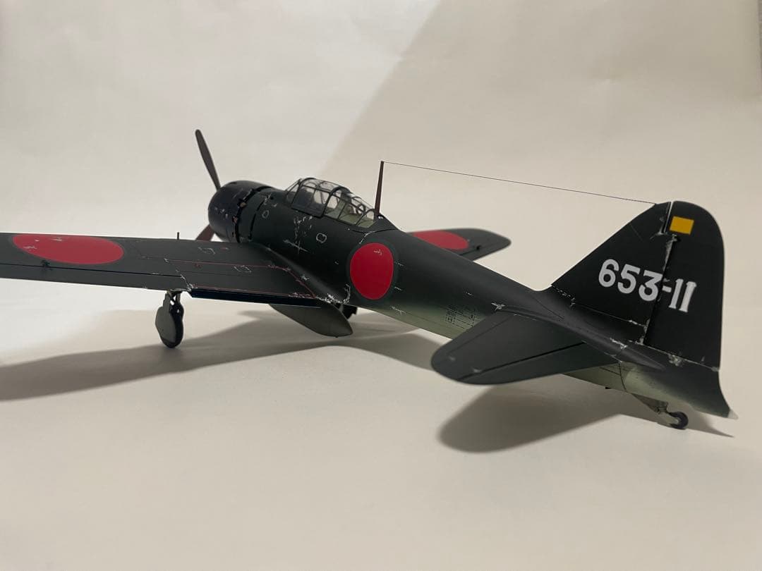 タミヤ零戦52型 1/32 プラモデル完成品