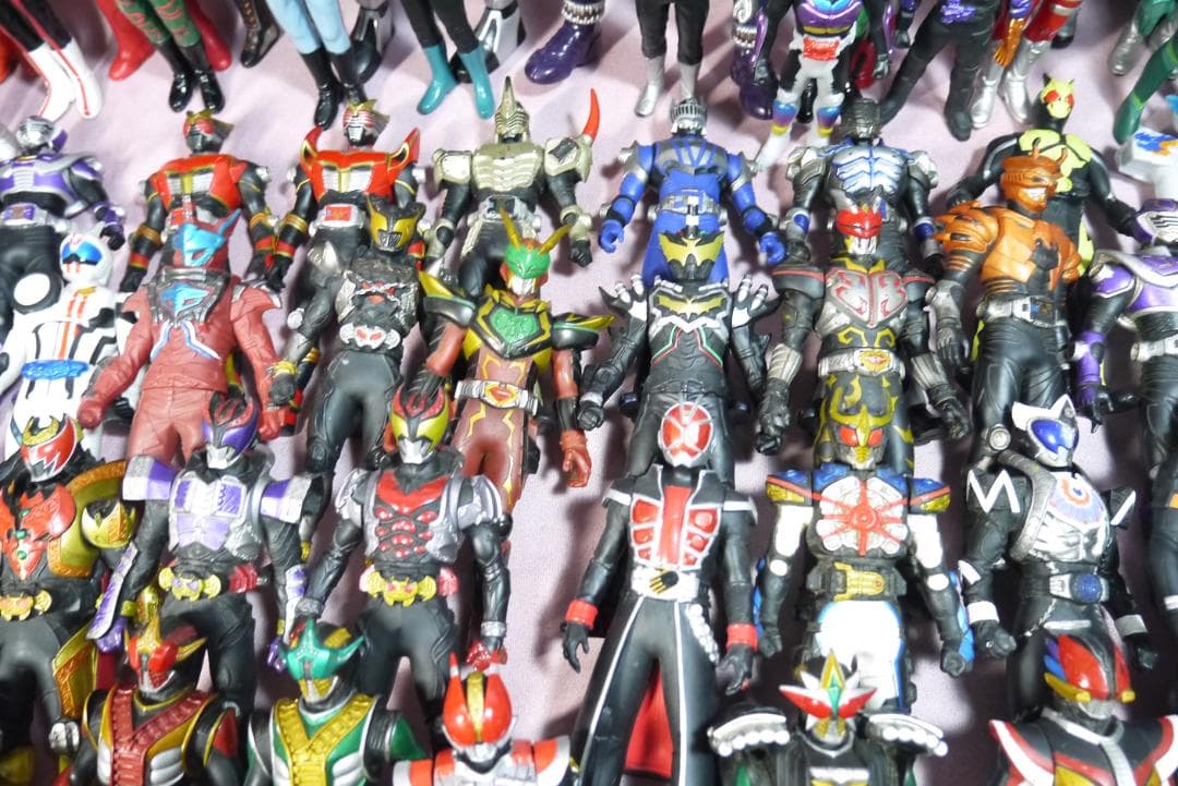 ライダーヒーローシリーズ　ビッグサイズソフビフィギュア　113体セット