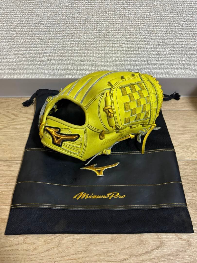 《大人気》MizunoPro 軟式内野手用オーダーグローブ 波賀ジャパン