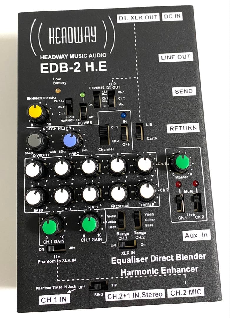 Headway EDB-2 H.E アコースティックプリアンプ EDB-2 HE