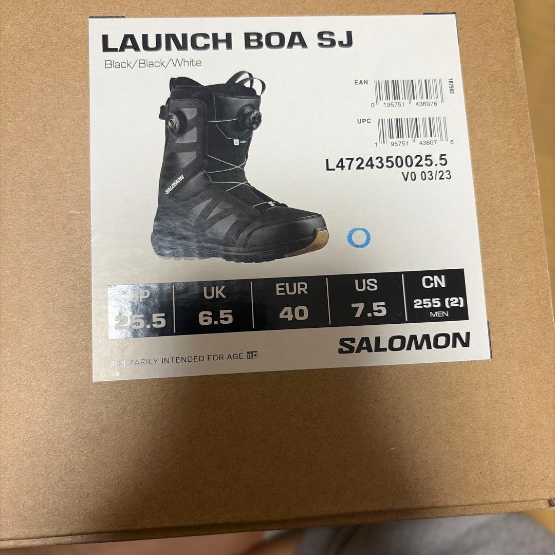 SALOMON LAUNCH BOA SJ スノーボードブーツ 25.5