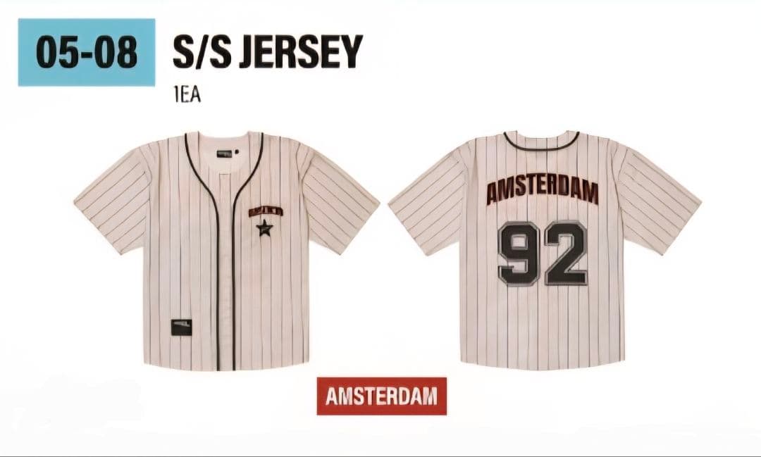 アイドル RUNSEOKJIN_epTOUR S/S JERSEY AMSTERDAM