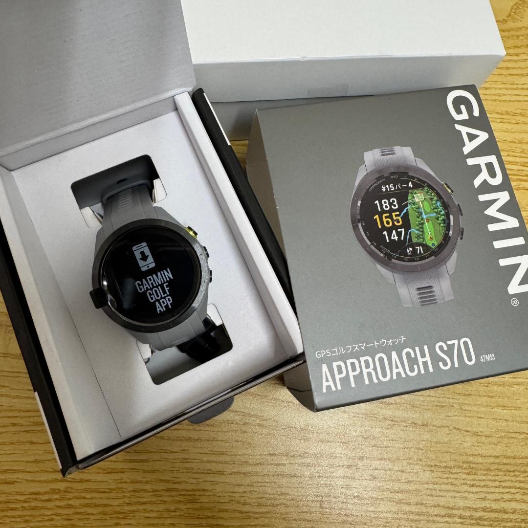GA4769◆ガーミン GARMIN アプローチ S70 42mm 未使用♪