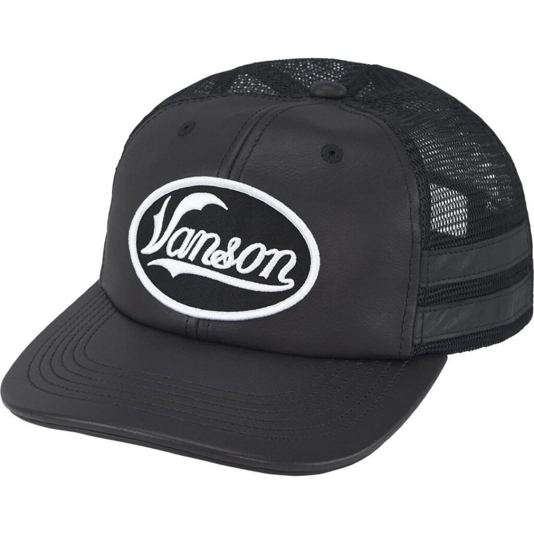 応援グッズ Supreme Vanson Leather Mesh Back 6-Panel