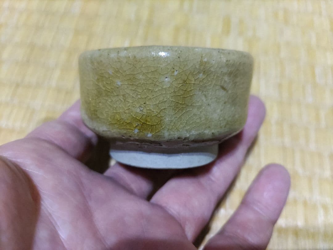 平安 東福寺 盆栽鉢 豆鉢 酒盃 京焼 珍品！ 無傷完品　角印　初代東福寺か？