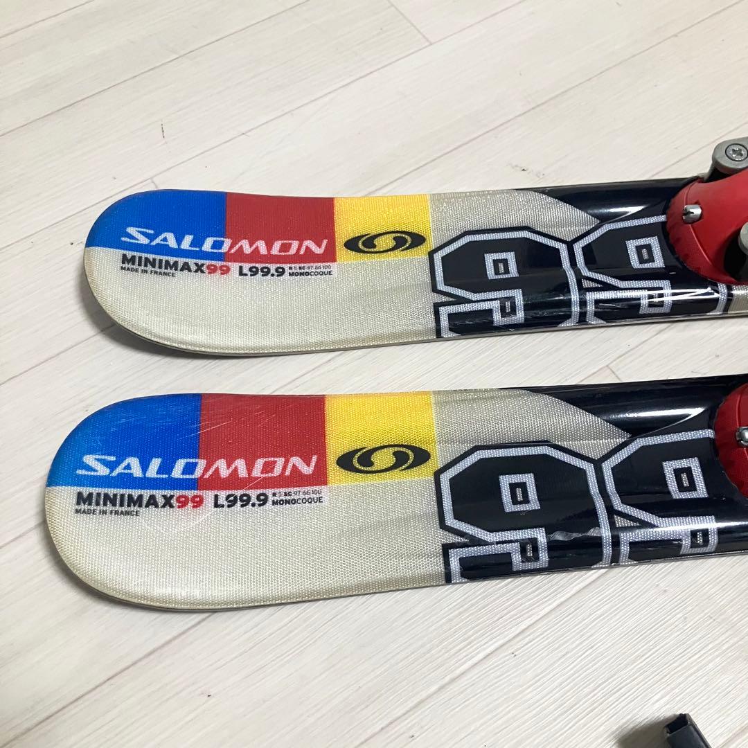 バック付/SALOMON MINIMAX サロモン ショートスキー/ファンスキー