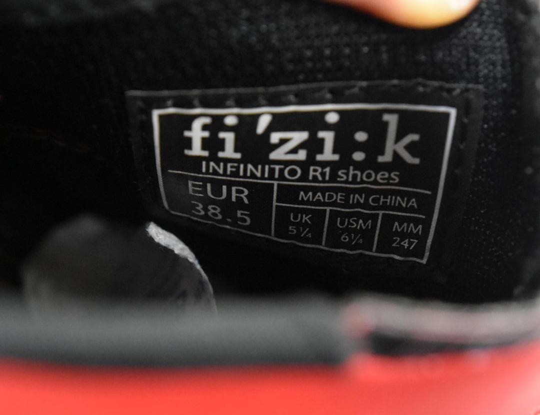 Fizik R1 INFINITO シューズ size:EUR：38.5 赤/黒