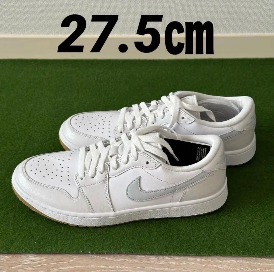 Nike エア ジョーダン 1 LOW G ホワイト 27.5cm