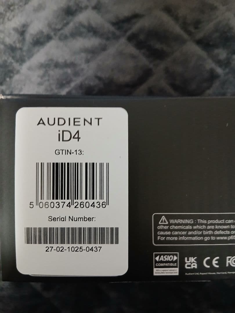 AUDIENT iD4 mkII オーディオインターフェイス