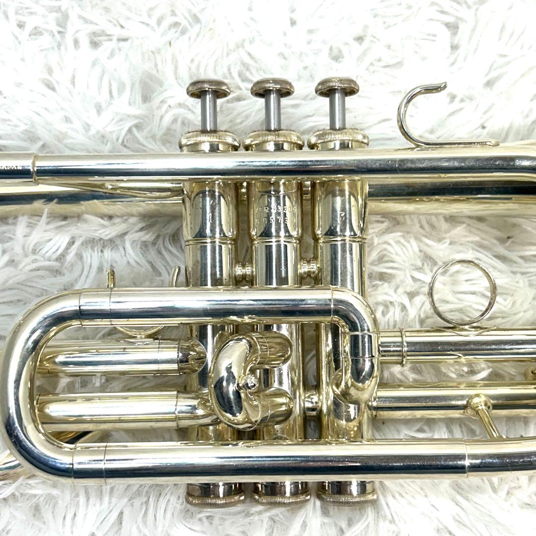 【美品】YAMAHA ヤマハ YCR-3330S コルネット シルバー 動作確認