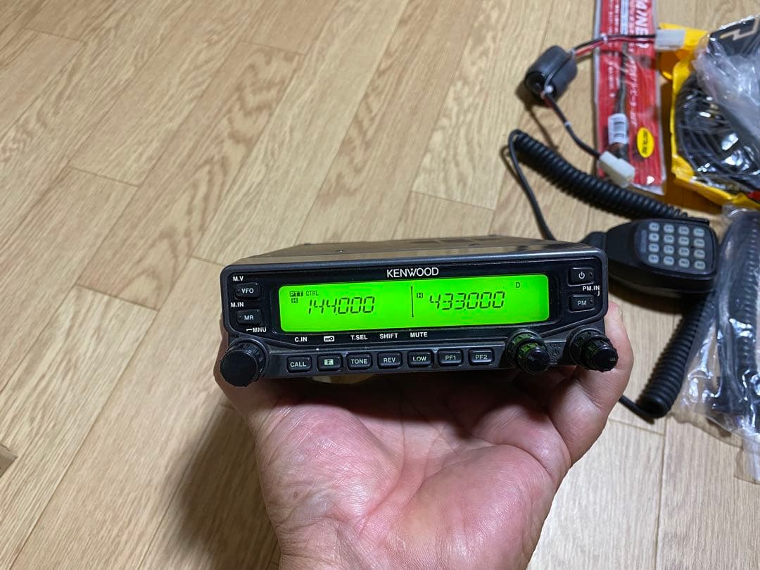 KENWOOD TM-V71受信機 DCコンバータ付き（規格適合）