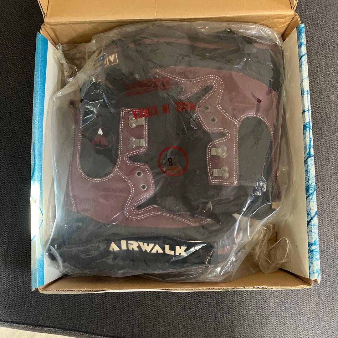 AIRWALK freeride スノーボードブーツ 黒/ワインレッド