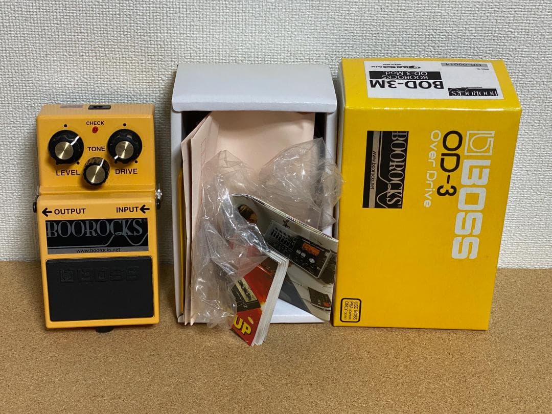 ギター BOSS OD-3 BOOROCKS mod