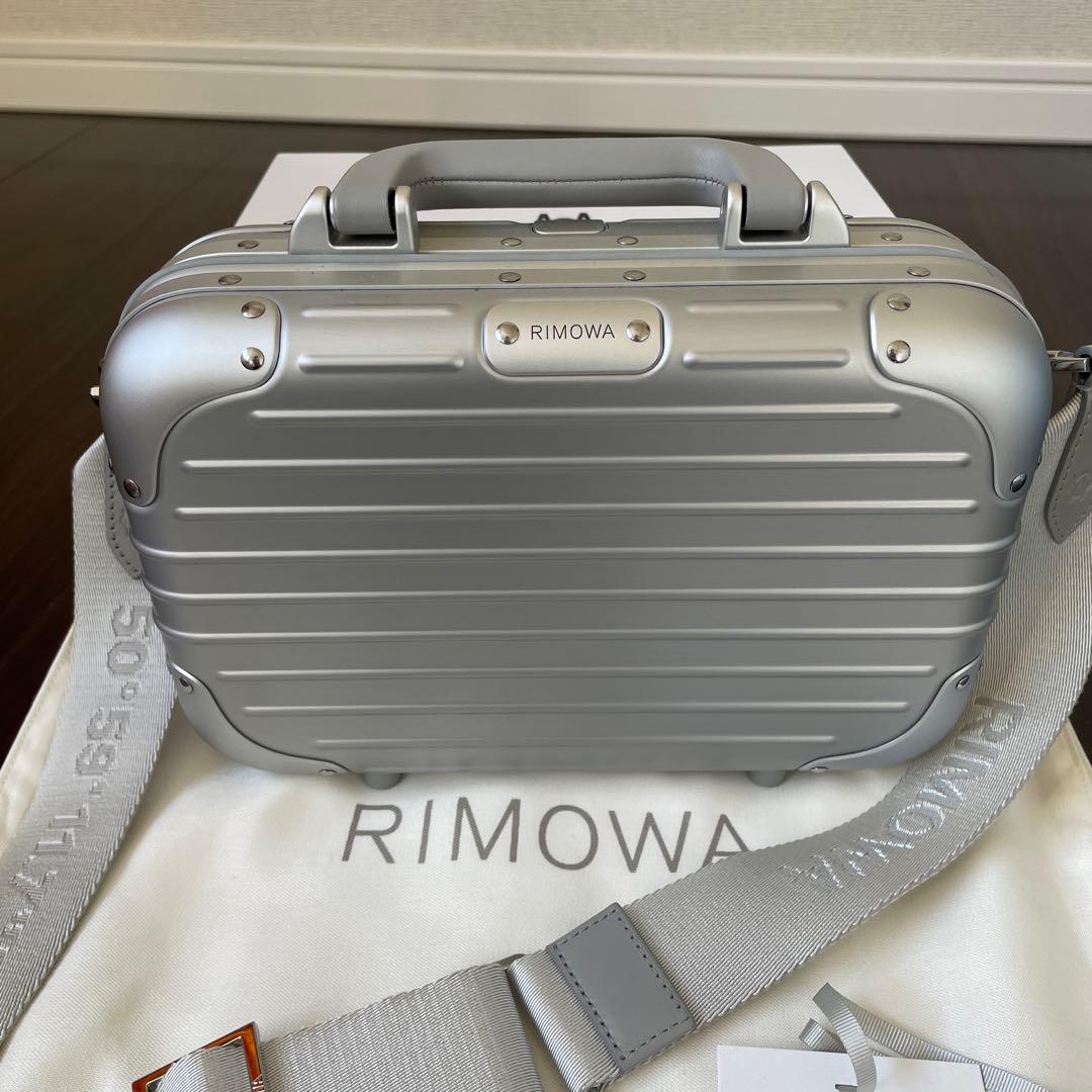 【極美品】RIMOWA ORIGINAL クロスボディ19 シルバー非売品セット