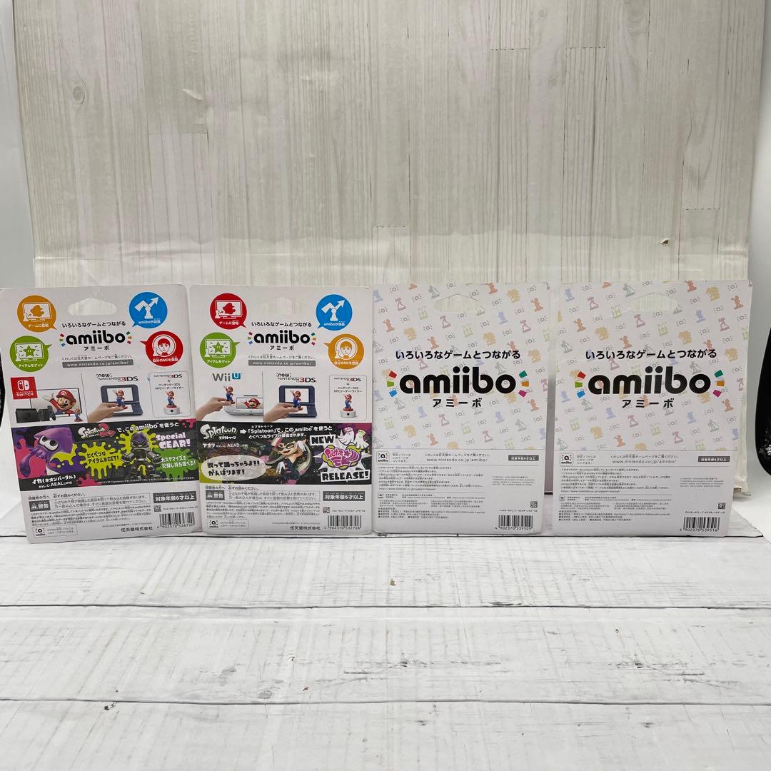 新品未開封 amiibo スプラトゥーン まとめ売り イカ アオリ ヒメ イイダ