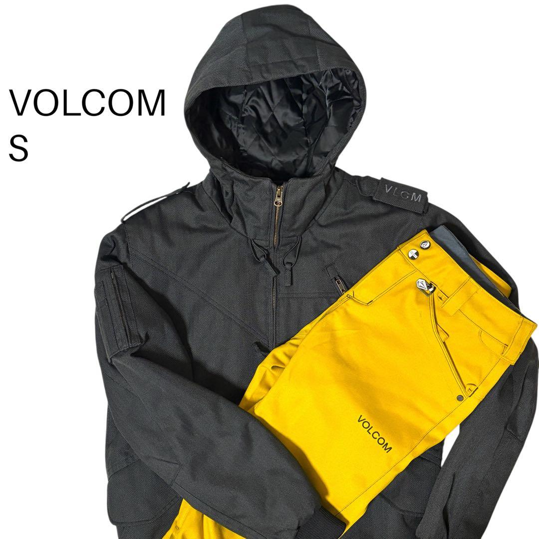 【美品】VOLCOM ボルコム　スキーウェア　上下セット　スノーボードウェア　S