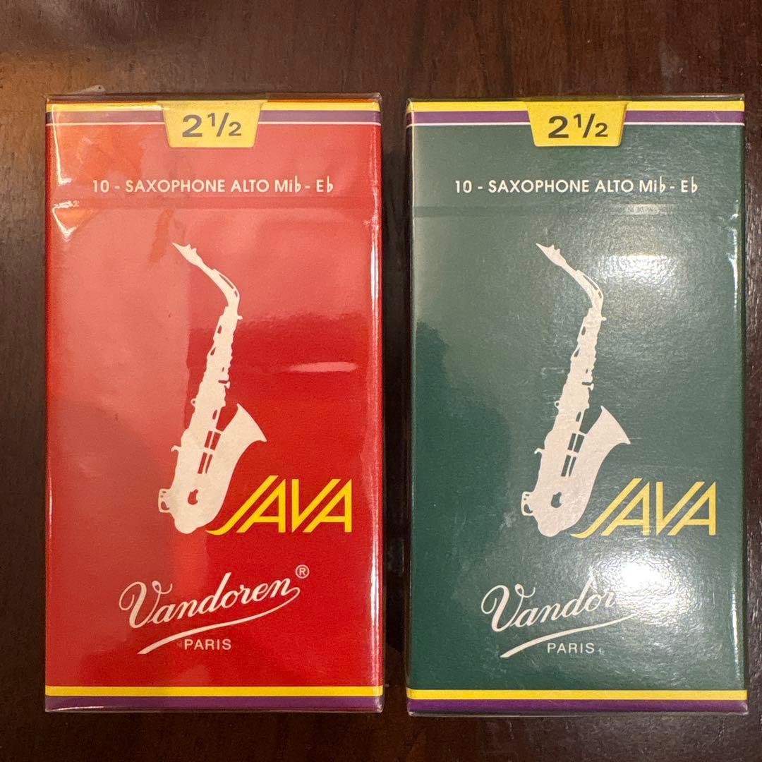 Vandoren JAVA アルトサックスリード　セット