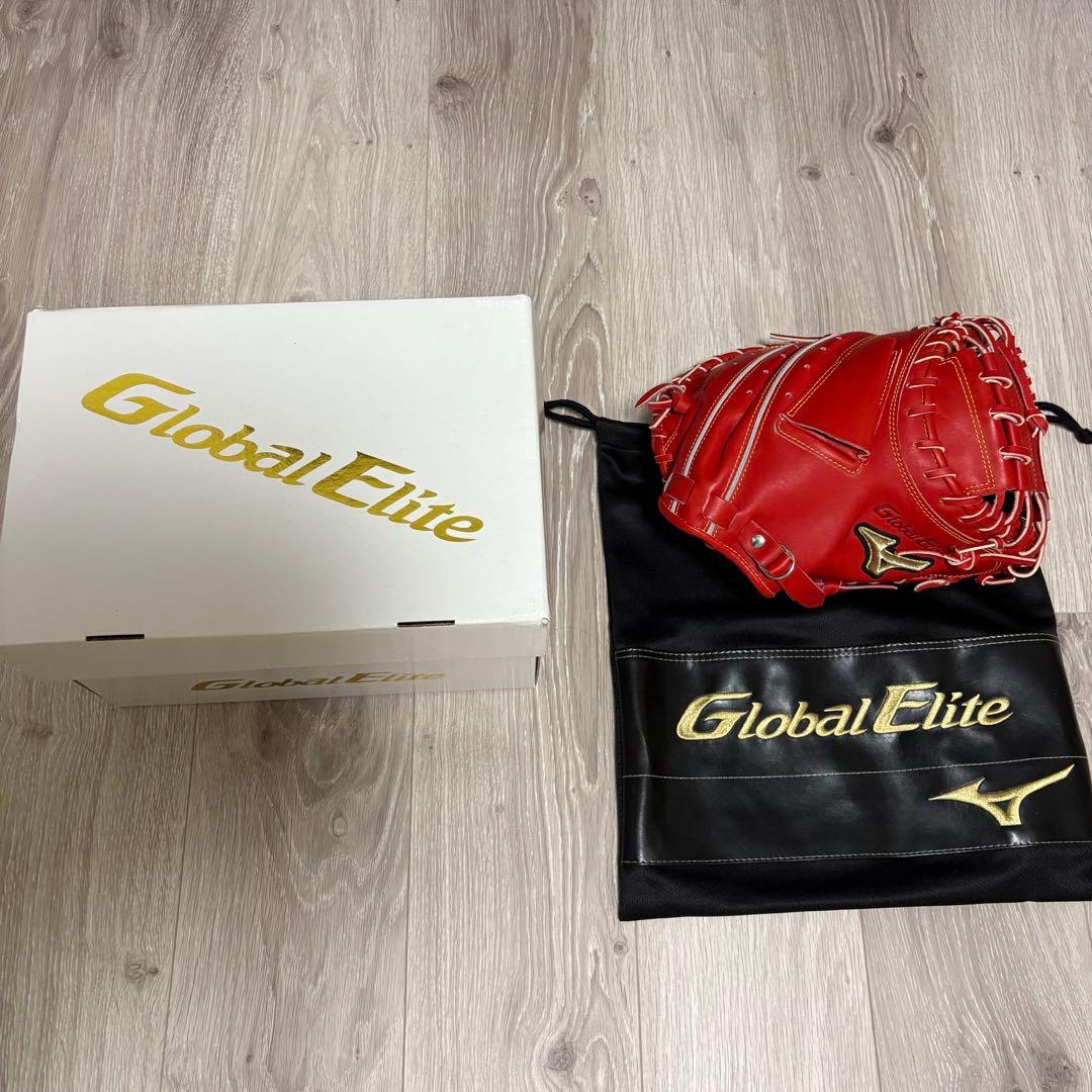 【期間限定値下げ！！】Global Elite 硬式グローブ ラディッシュ