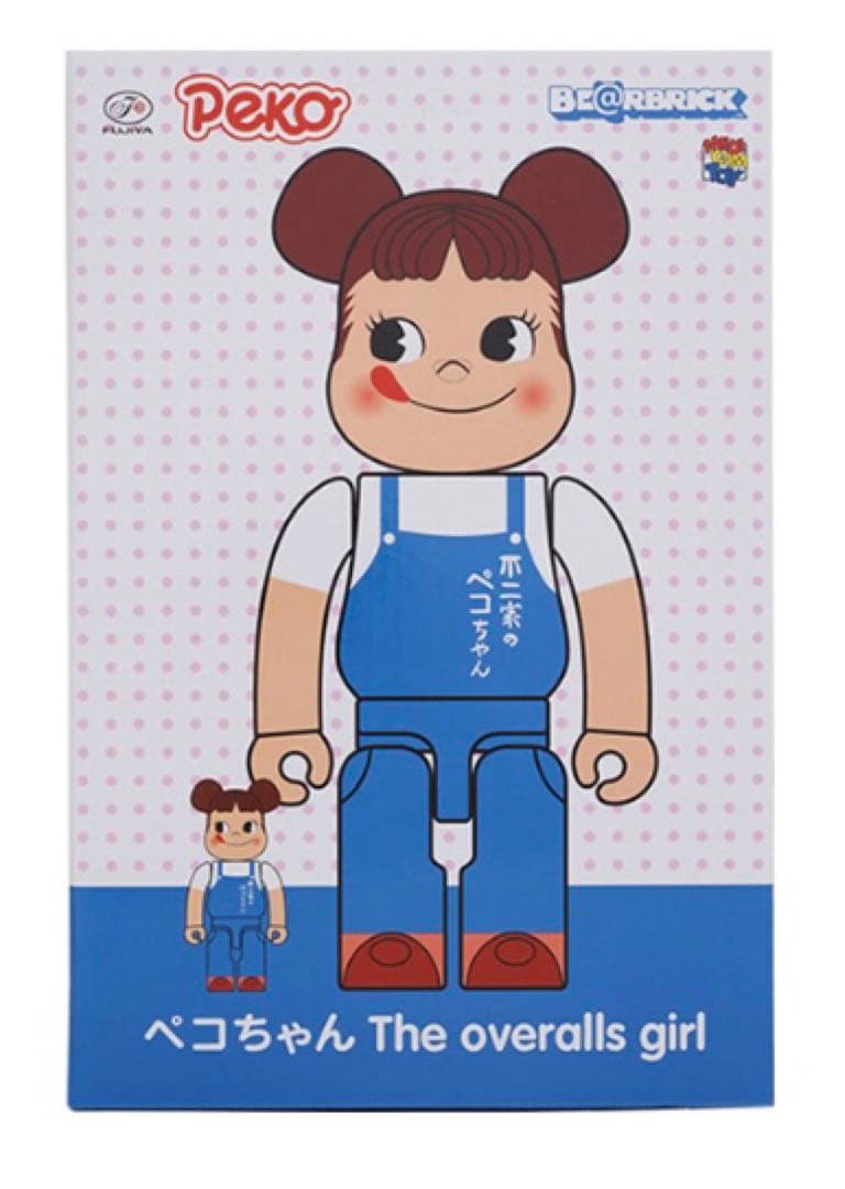 BE@RBRICK ペコちゃん overalls 100％ & 400