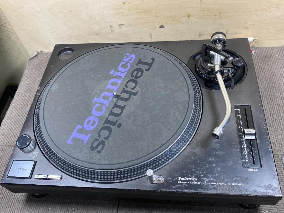 02 technics SL-1200mk3 ターンテーブル