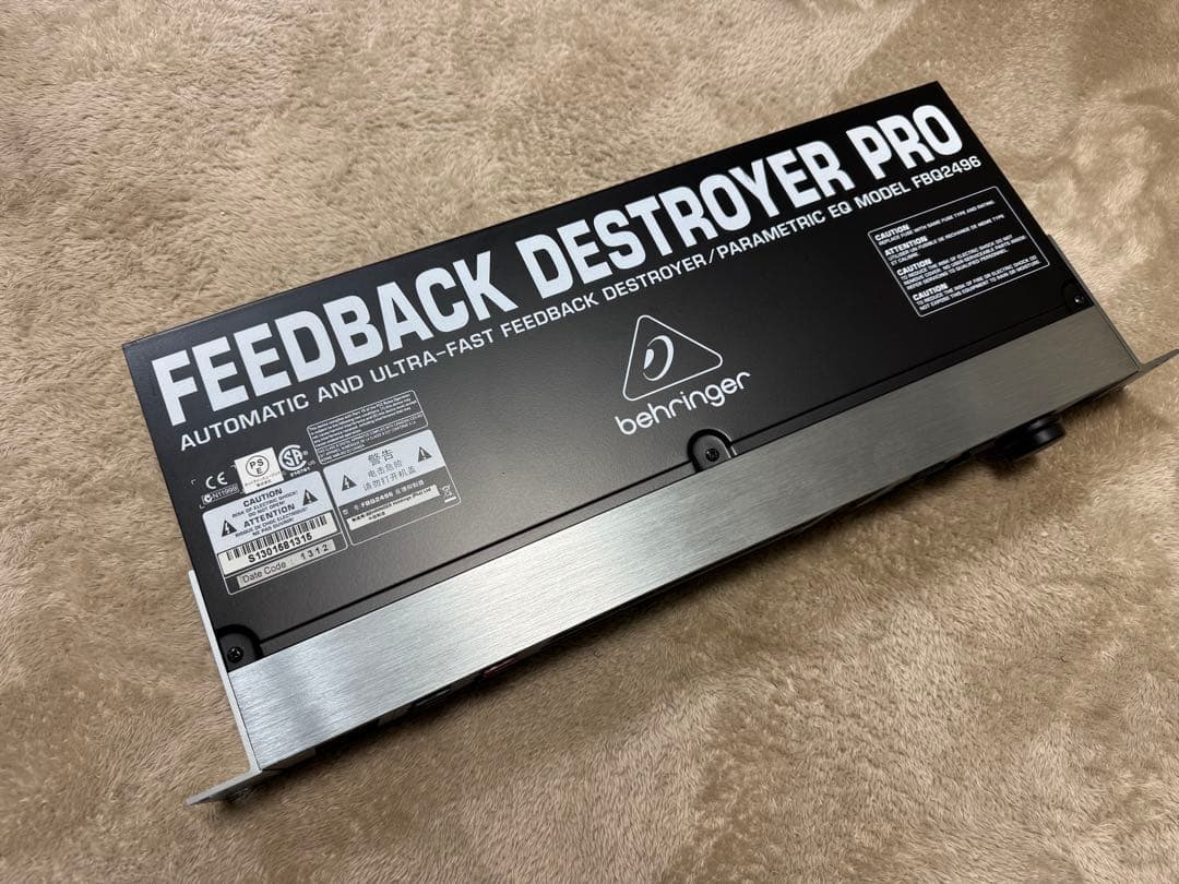 配信機器・PA機器・レコーディング機器 behringer Feedback Destroyer Pro