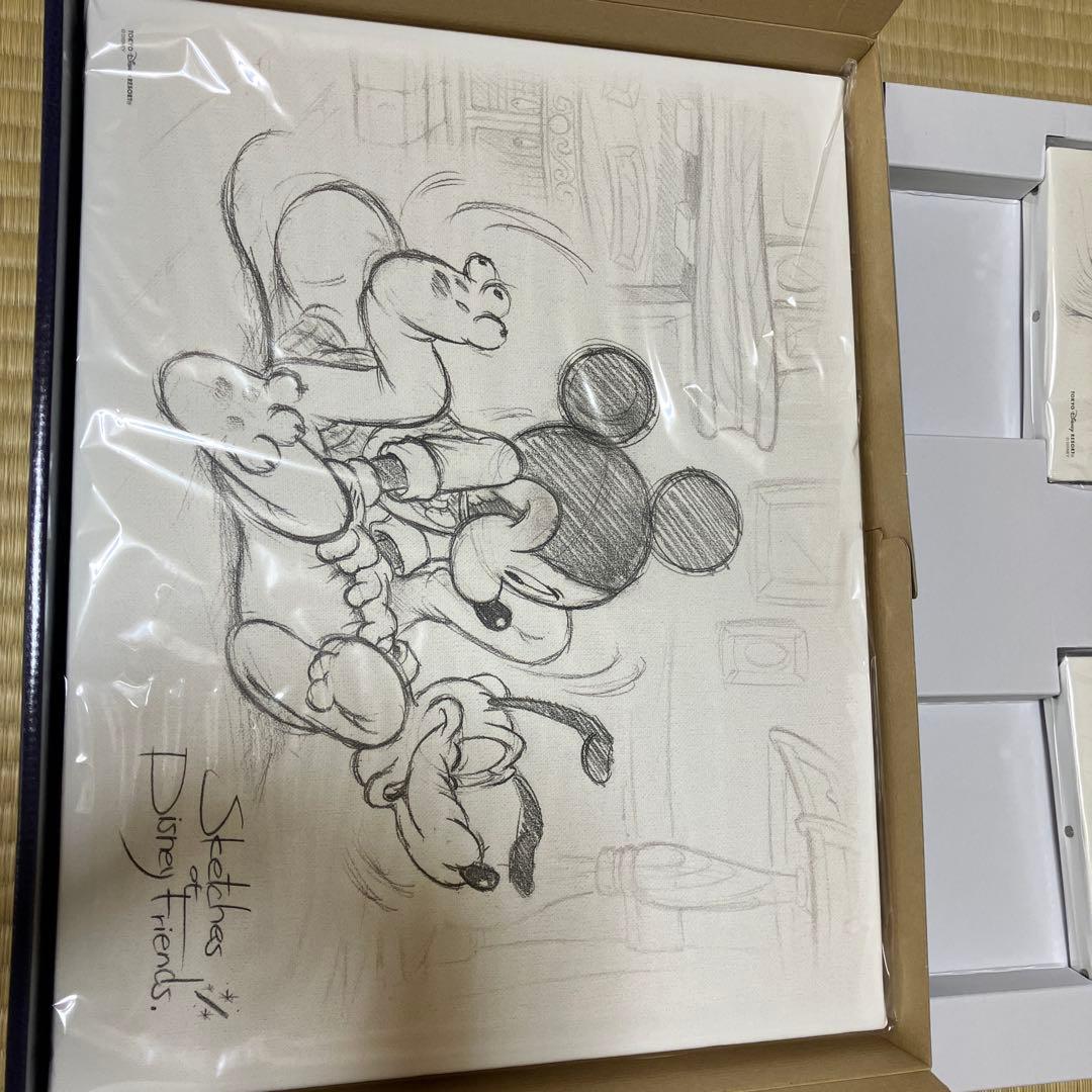 絵画 Sketches of Disney Friends