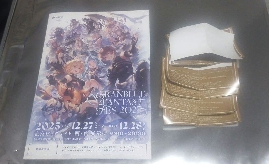 リアルガチャ6枚 グラフェス2025 来場者特典 リーフレット