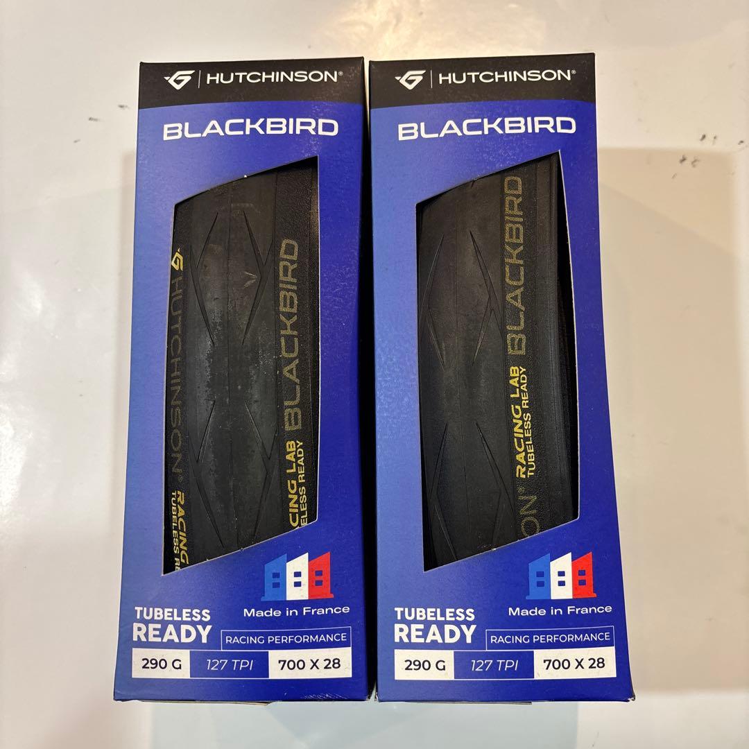 新品HUTCHINSON BLACKBIRDタイヤ 700x28C 2本