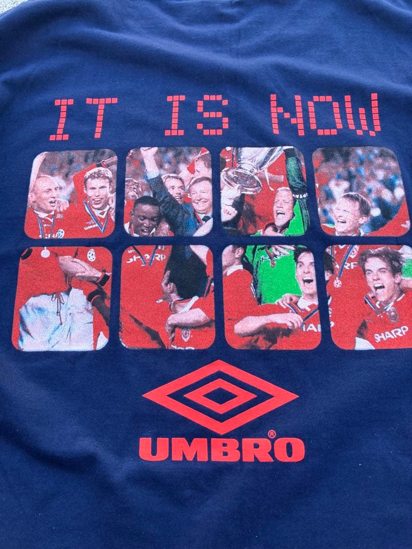 アンブロxマンチェスターユナイテッド ビンテージTシャツ umbro L