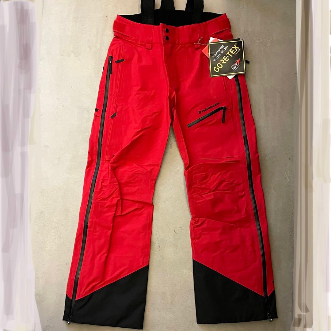 未使用品 ピークパフォーマンス W Heli Alpine Pants Mレッド