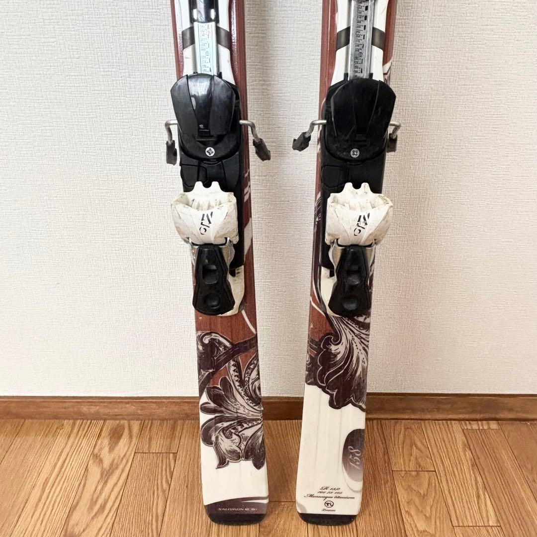 salomon pearl スキーセット板158cm