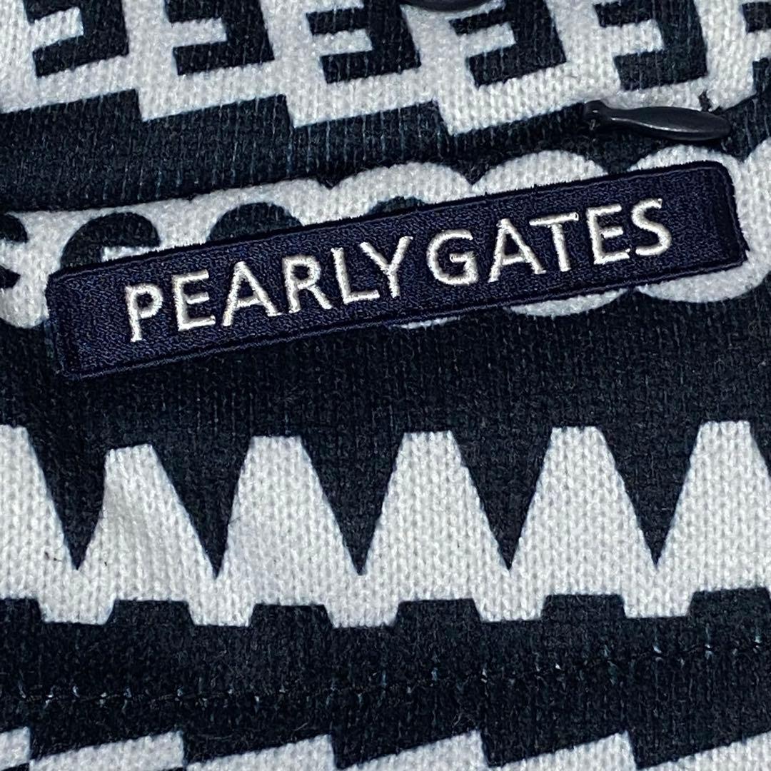 美品PEARLY GATES パーリーゲイツ 中綿スカート 総柄 ネイビー00