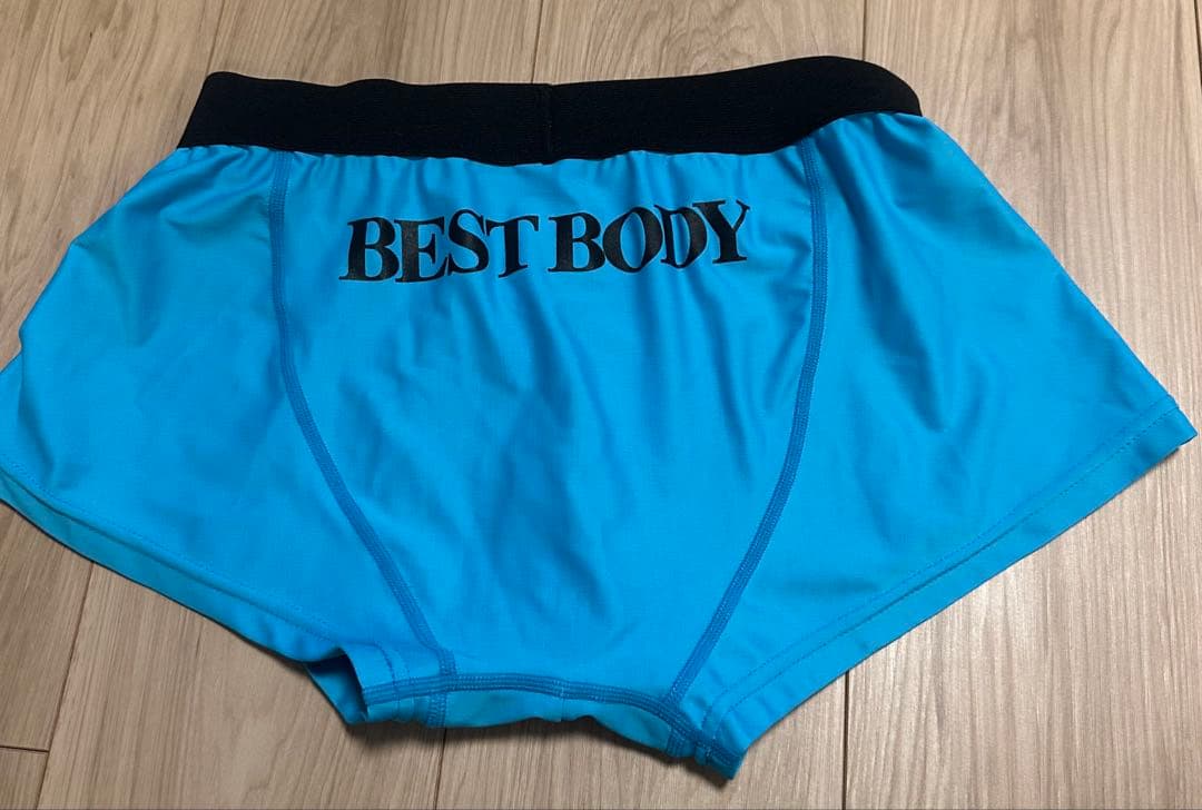 BEST BODY JAPAN ホワイトパンツとブルーインナーショーツセット