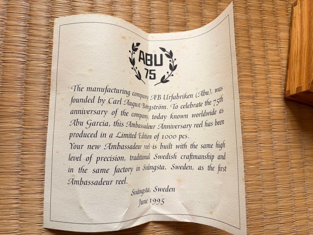 5000 C Abu Garcia 75周年記念モデル美品　限定36/1000個