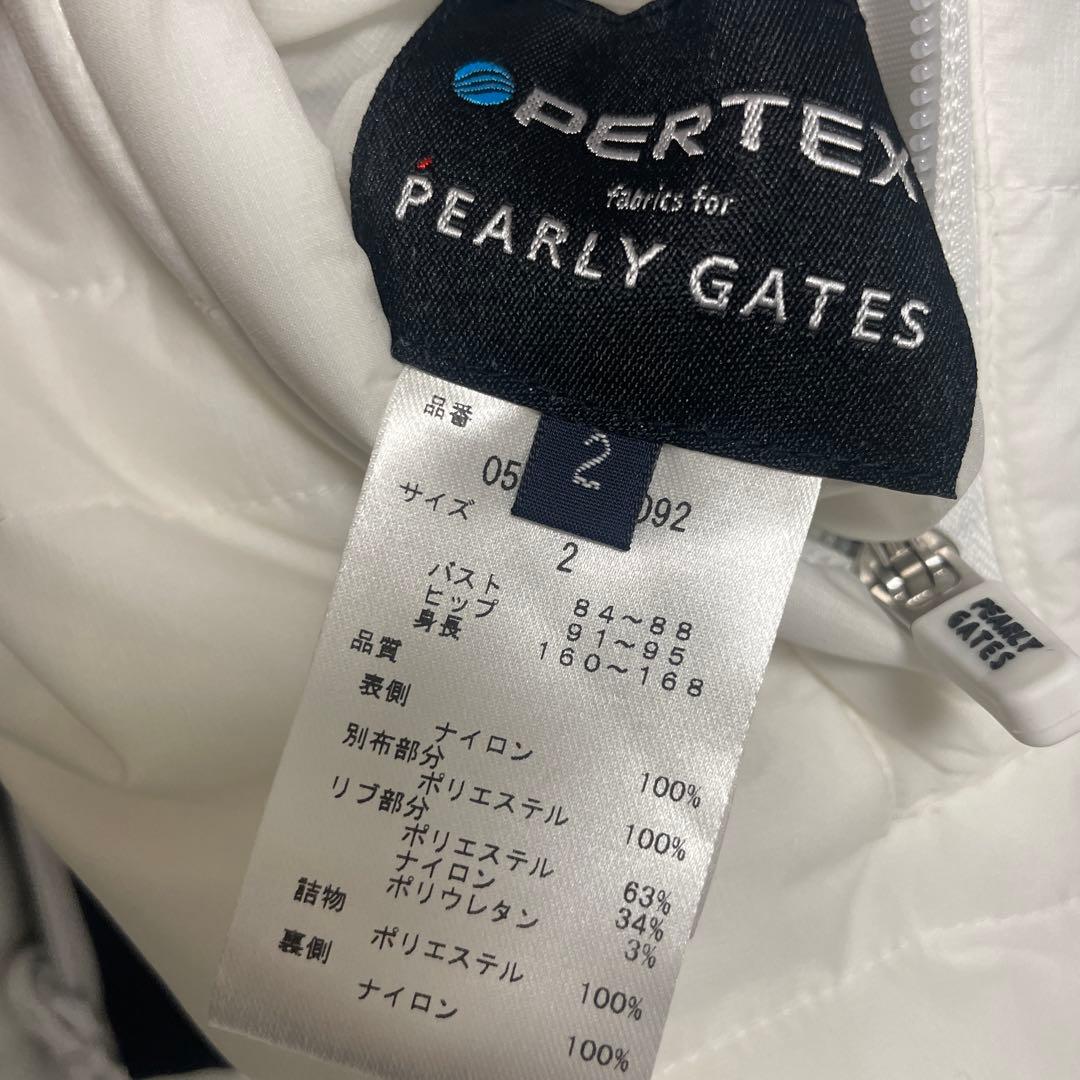 PEARLY GATES PERTEX 4WAY中綿リバーシブルジャケット