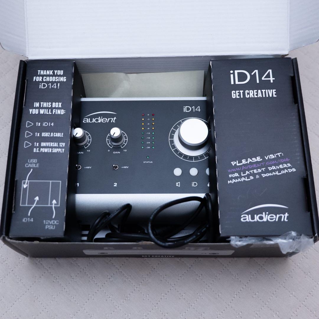 Audient ID14 ほぼ新品【店頭展示品】元箱•保証書付き