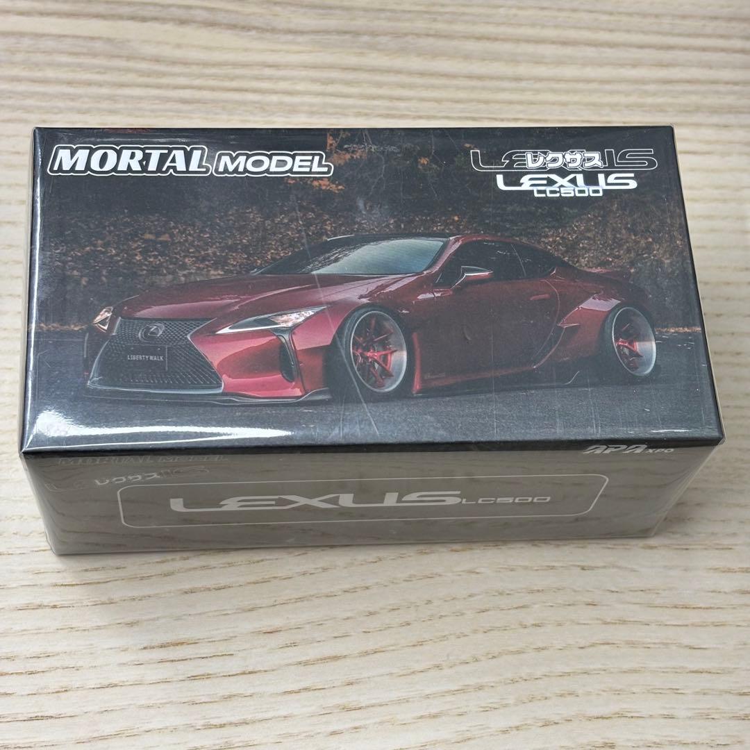 【限定299】Mortal 1/64 レクサス LC500（レッド）