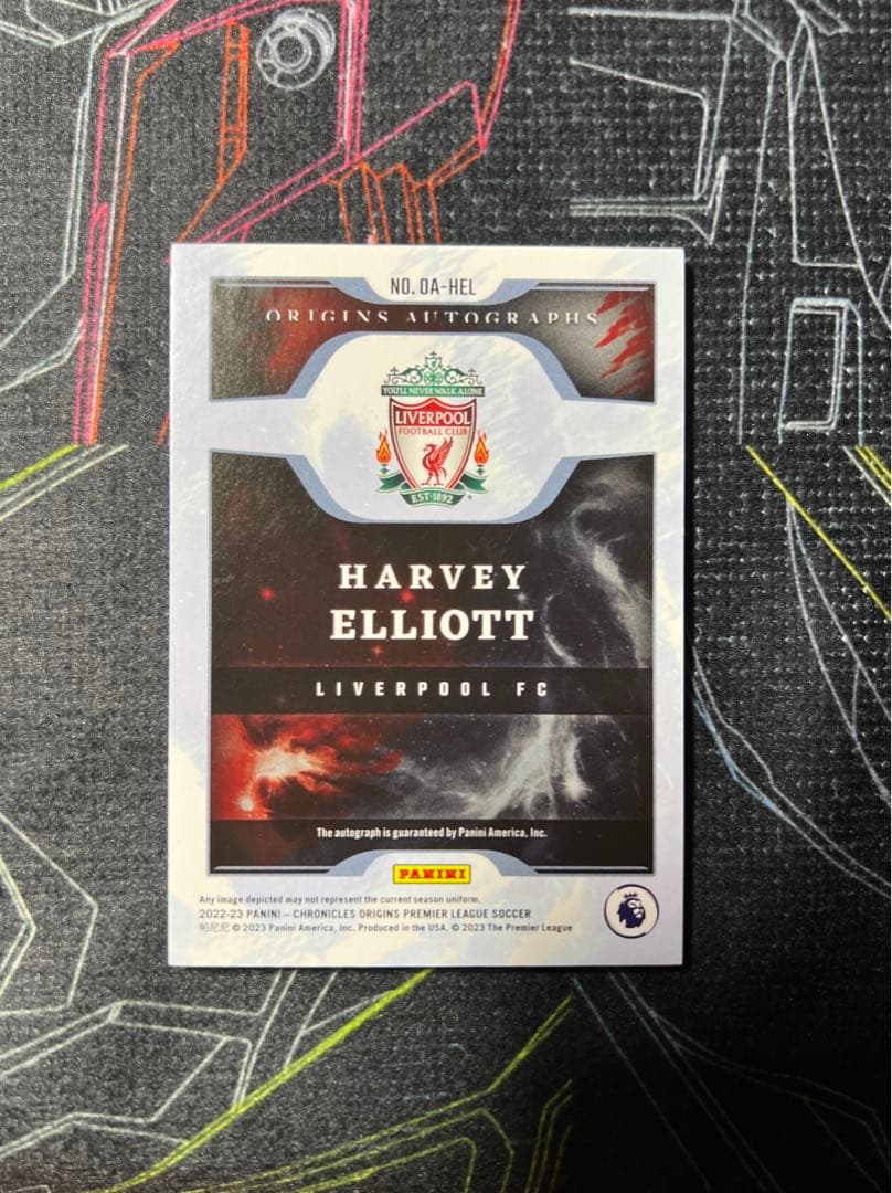 Panini Harvey Elliott サインカード /10