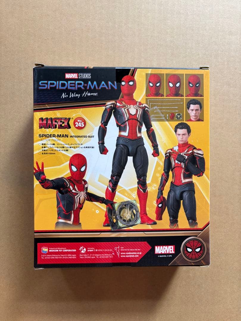 アメコミ MAFEX No.245 SPIDERMAN INTEGRATED SUIT 2